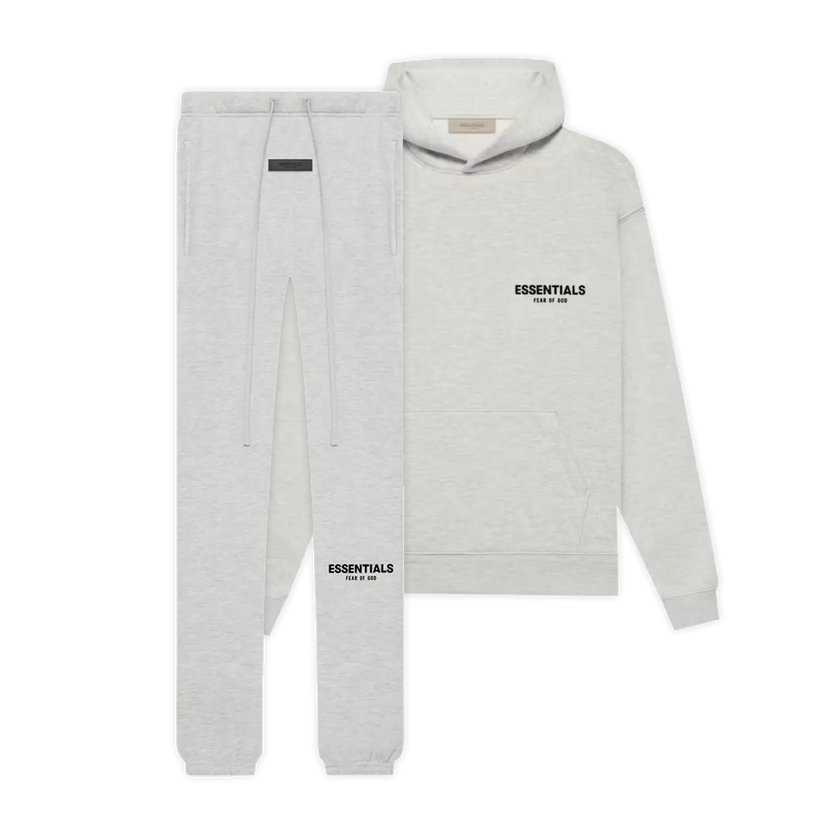 Essentials Light Oatmeal Set (Hoodie + Sweatpants) – OFFTRENDCLUB